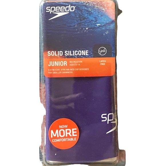 Speedo | Swim | Speedo Swim Cap Junior Size Purple Reduced Drag ...